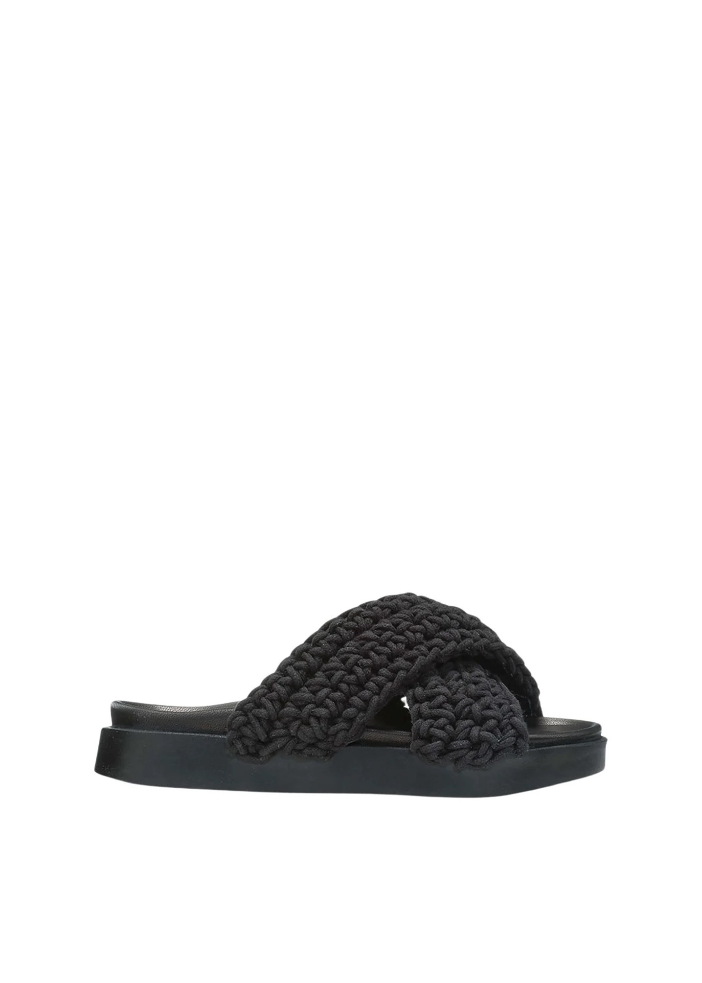 INUIKII Woven Slipper - Sort | Follestad