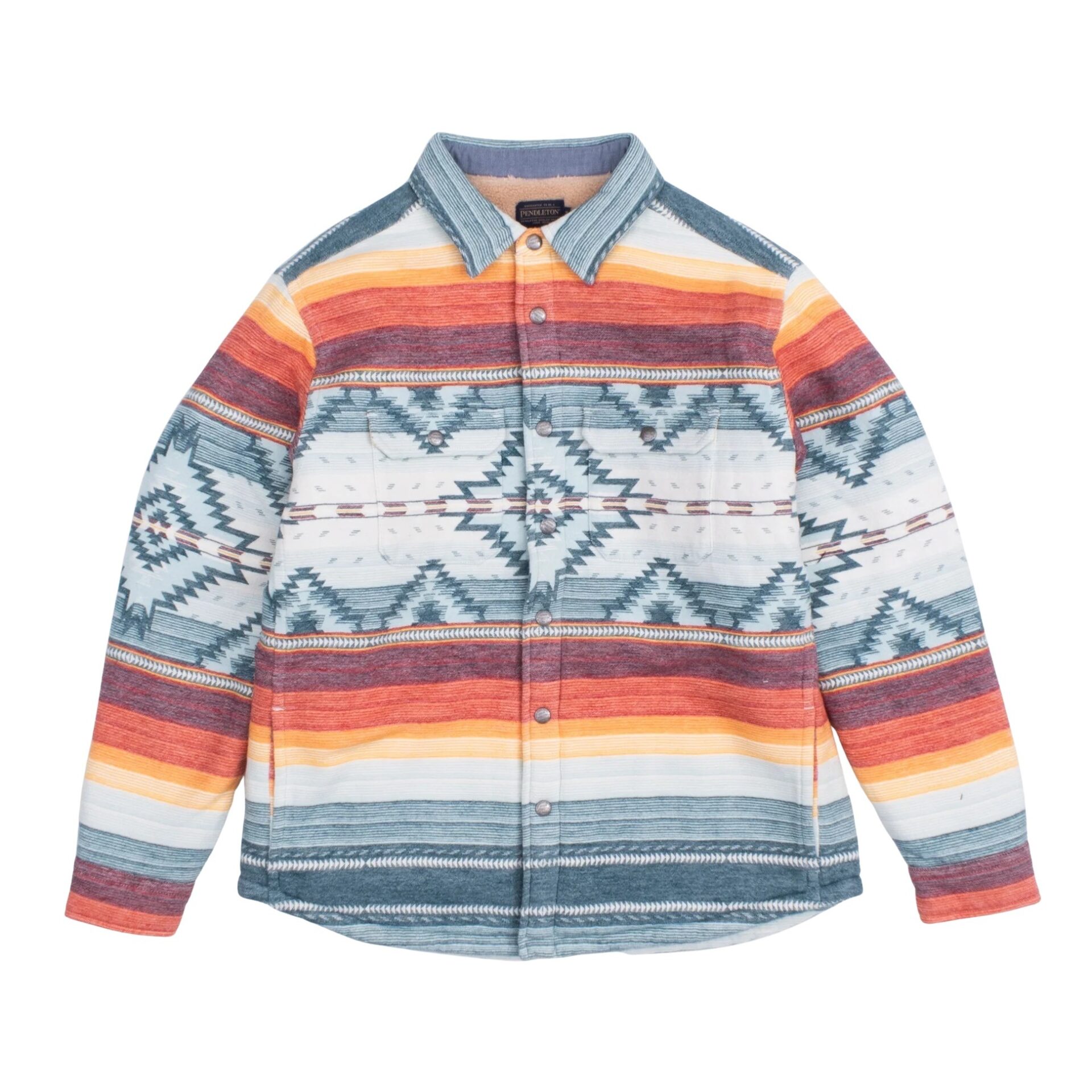 Pendleton Bay City Sherpa Jacket - Saltillo Stripe | Follestad